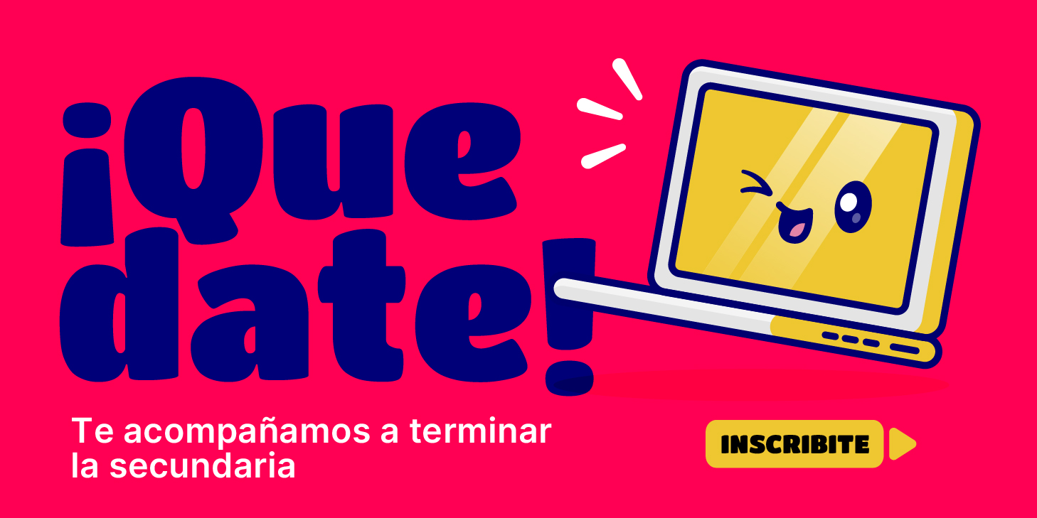 Quedate – Te acompañamos a terminar la secundaria - Ministerio de ...